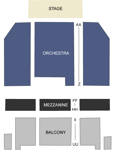 College Street Music Hall Seating Chart